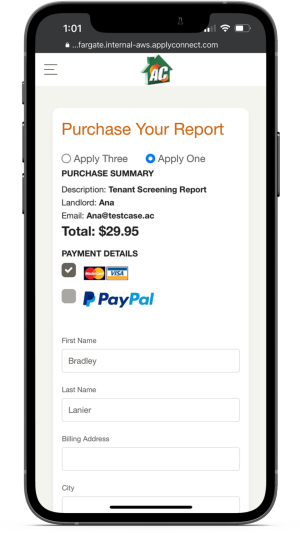 ApplyConnect – Tenant Credit Checks | Rental Application Forms